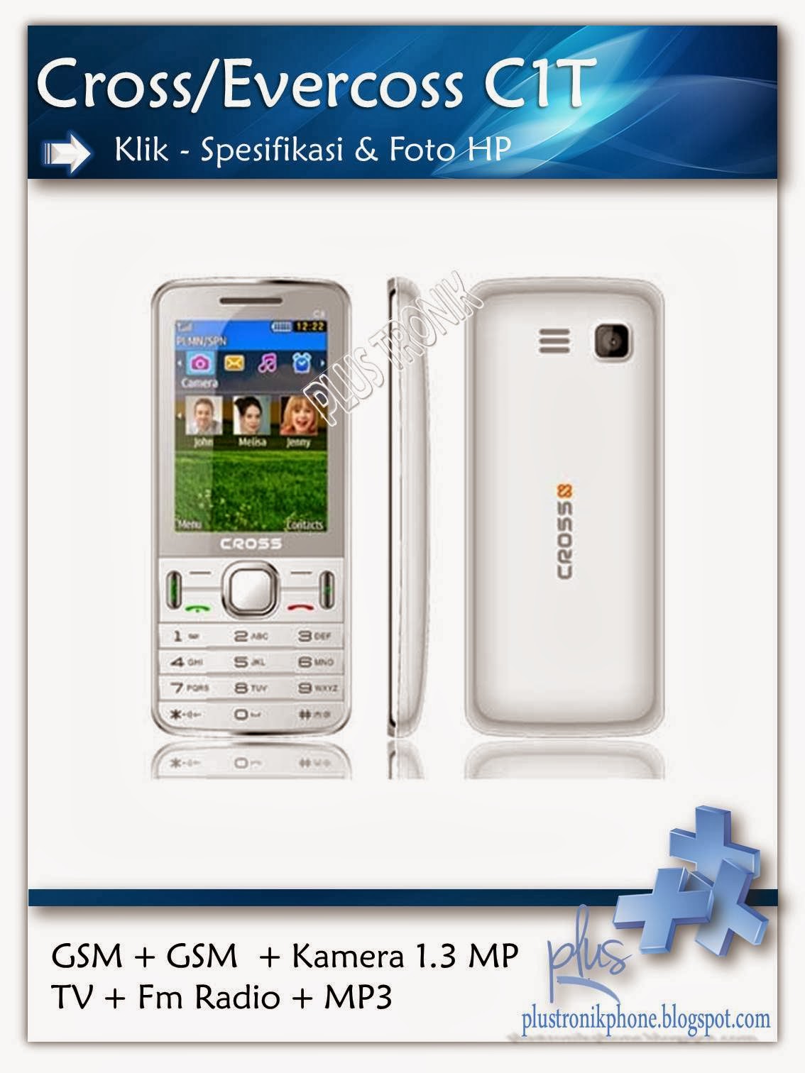 HP Cross / Evercoss ~ Plustronik Phone