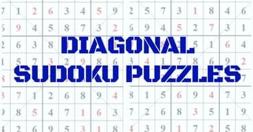 Diagonal Sudoku Puzzles Main Page