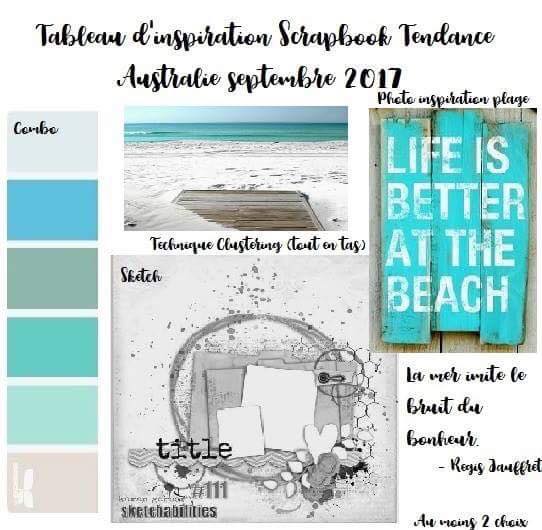 Scrapbook Tendance: Tableau d'inspiration