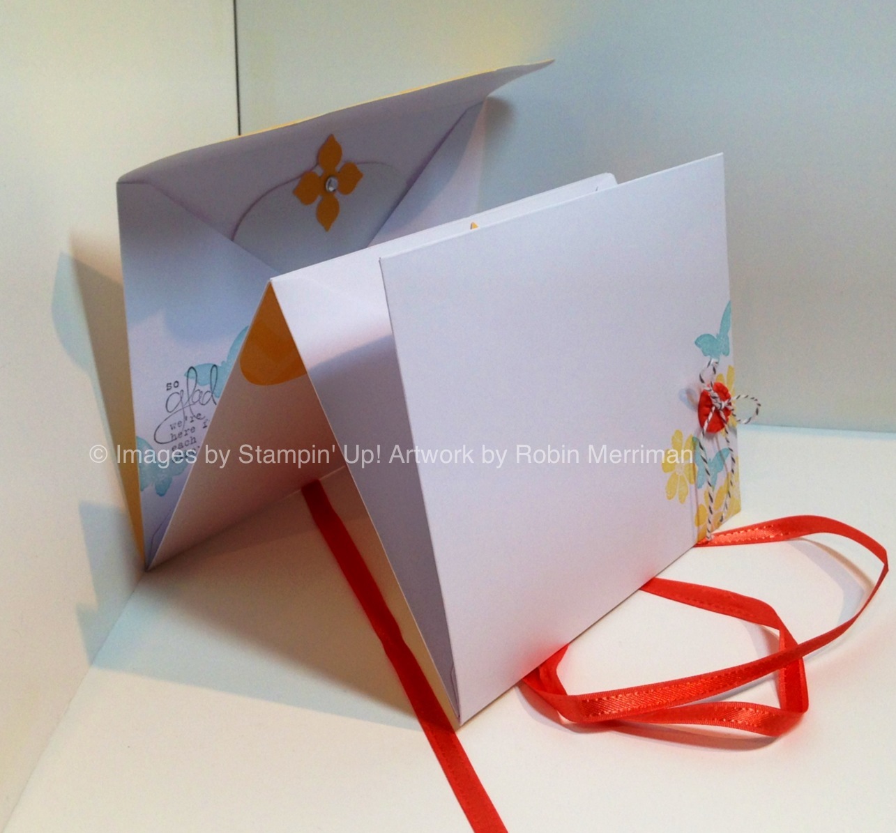 Trinity Designs: Happy Hello Envelope Scrapbook - Video Tutorial