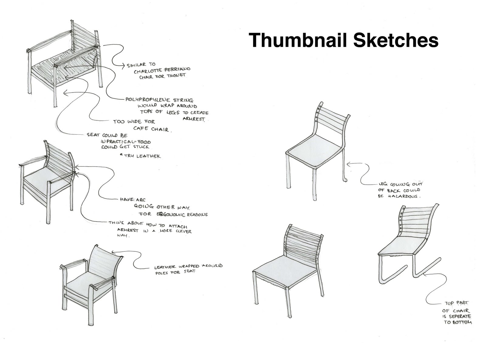 claudettekollercafechair: Thumbnail Sketches