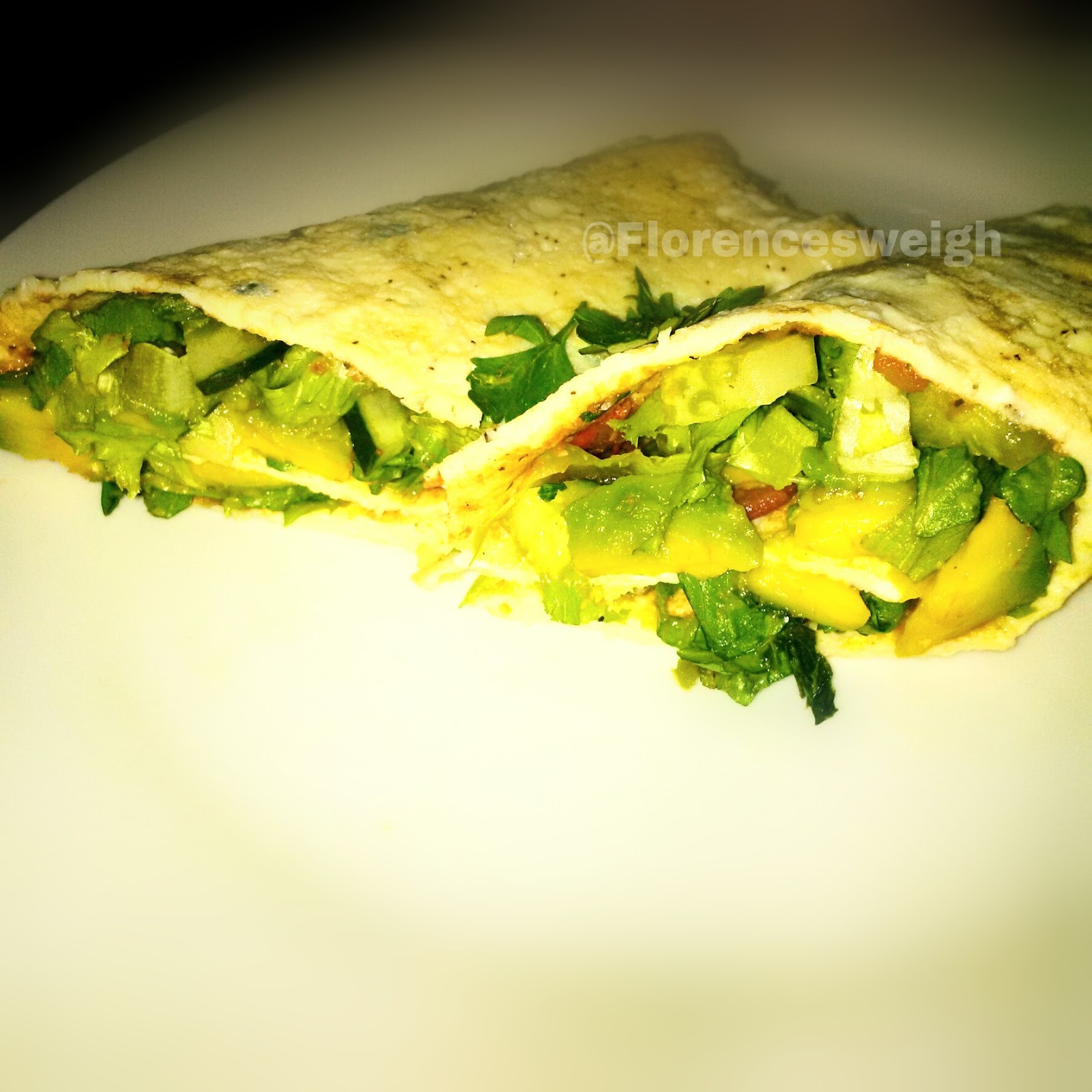 Florence's Weigh: Recipe: Omelette Wrap