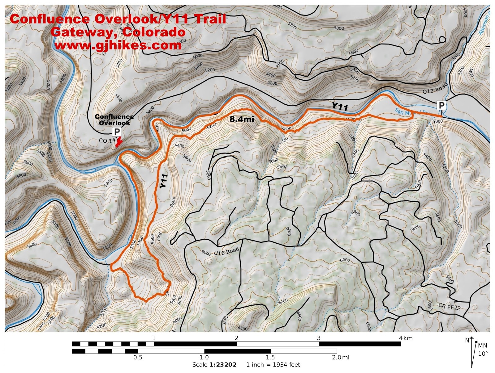 gjhikes.com: Confluence Overlook