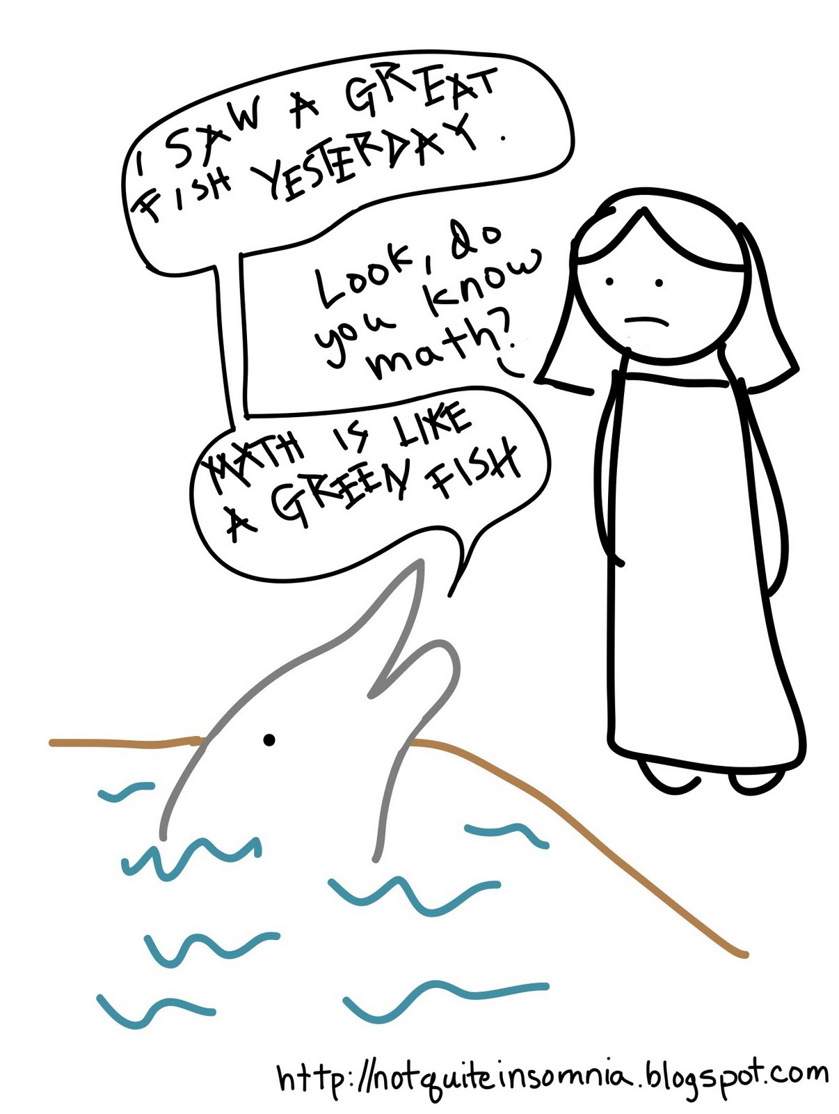 Not Quite Insomnia: dolphin disillusionment