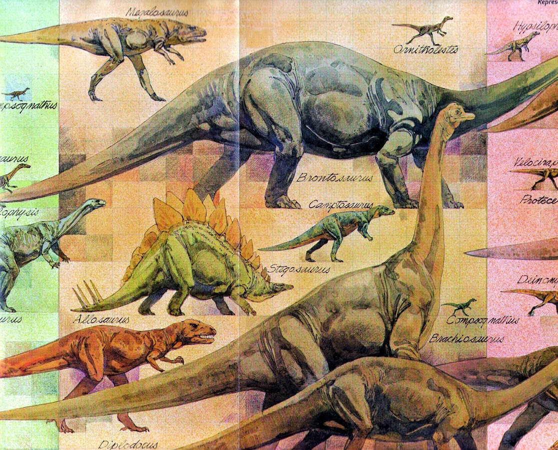 Love in the Time of Chasmosaurs: Vintage Dinosaur Art: A New Look at ...