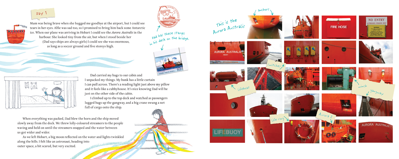 Momo celebrating time to read: Sophie Scott goes South by Alison Lester