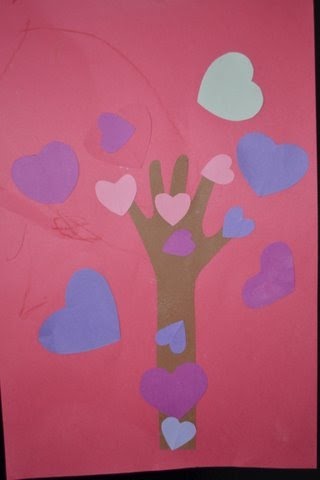The Active Toddler: Valentine Handprint Craft - Tree of Love