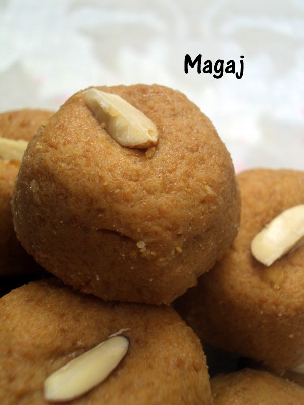Recipe of Magaj Ladoos, Recipe of Besan Ladoo | How to Make Magaj ...