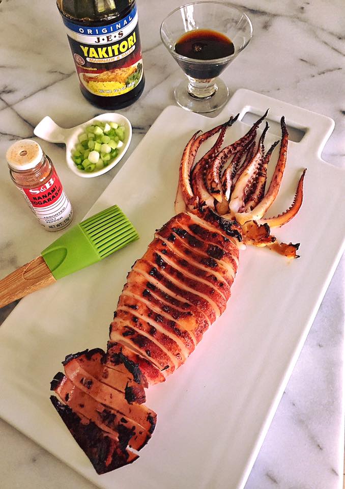 The Spices Of Life . . .: Mực Nướng (Grilled/Broiled Squid)