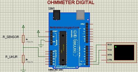 CARA MEMBUAT OHM METER DIGITAL MENGGUNAKAN ARDUINO - FIKRI IBRAHIM N