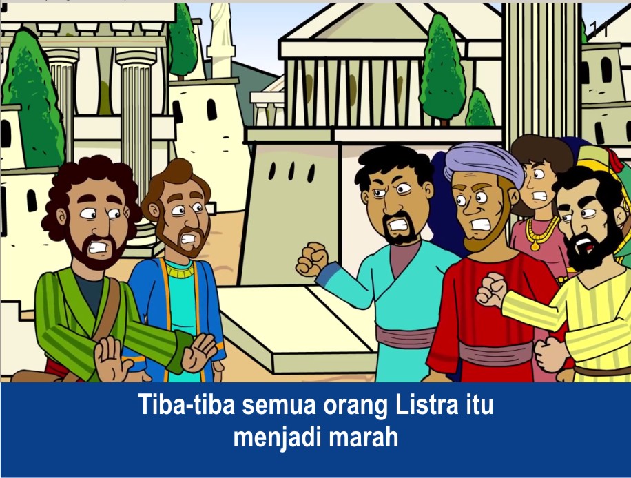 Komik Alkitab Anak: Paulus Menyembuhkan Orang Lumpuh