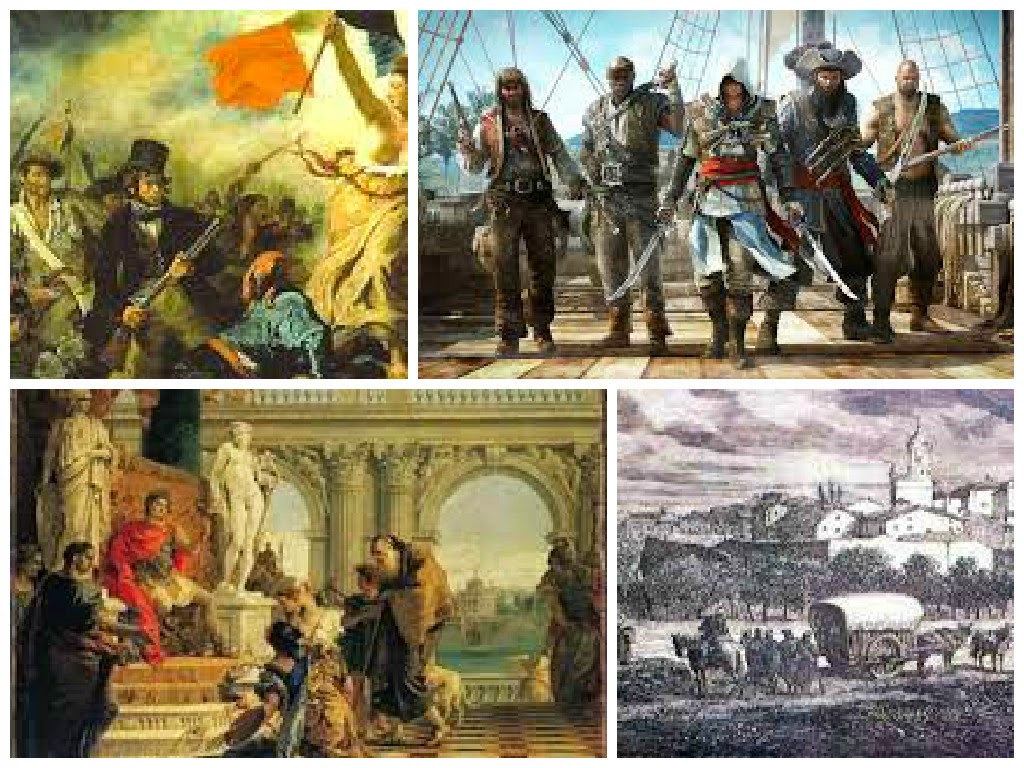 Collage "culturas en la epoca contemporanea"