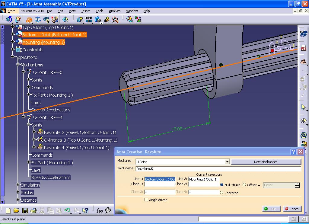 Product Design Engineering: DMU Kinematics in CATIA