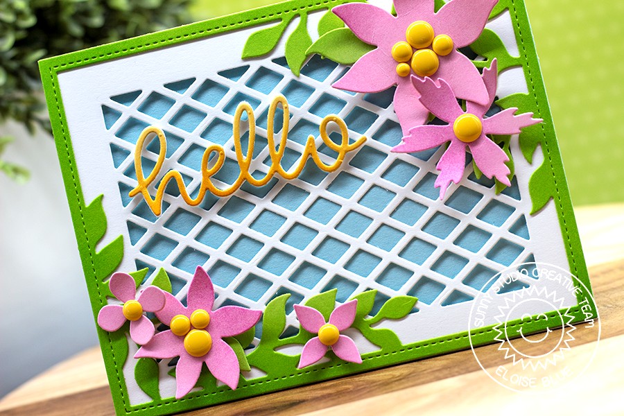 Sunny Studio: Botanical Backdrop Cards with Leanne and Eloise