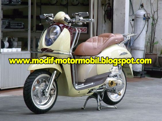 Modifikasi Scoopy Modif - Modifikasi Motor Mobil Terbaru 2019