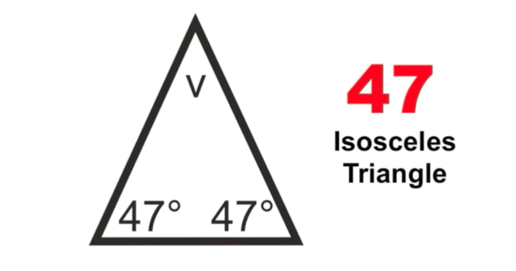 free to find truth: 47 86 137 | The 47 degree isosceles triangle, where ...