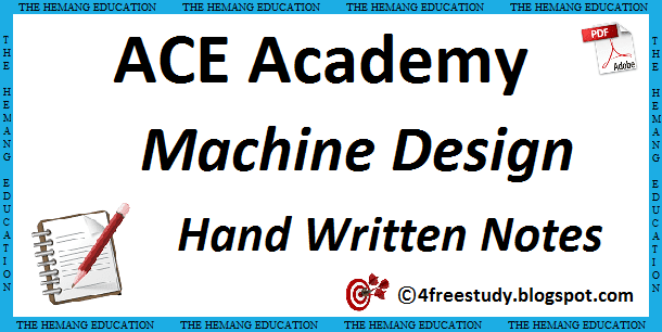 machine design pdf notes