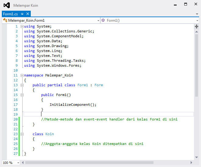 Logika Pemrograman: Bab 7. Dasar Pemrograman Visual C#
