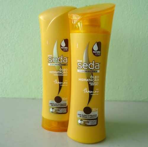 Danna Alves: Resenha Shampoo e Condicionador Seda linha óleo Hidratação