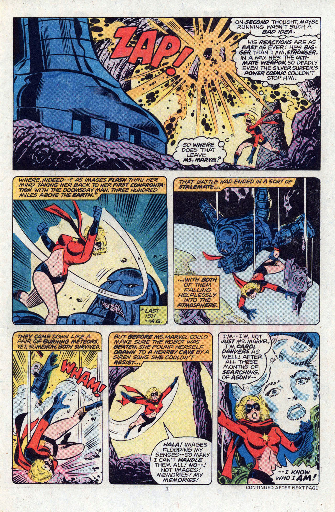 Read online Ms. Marvel (1977) comic - Issue #4