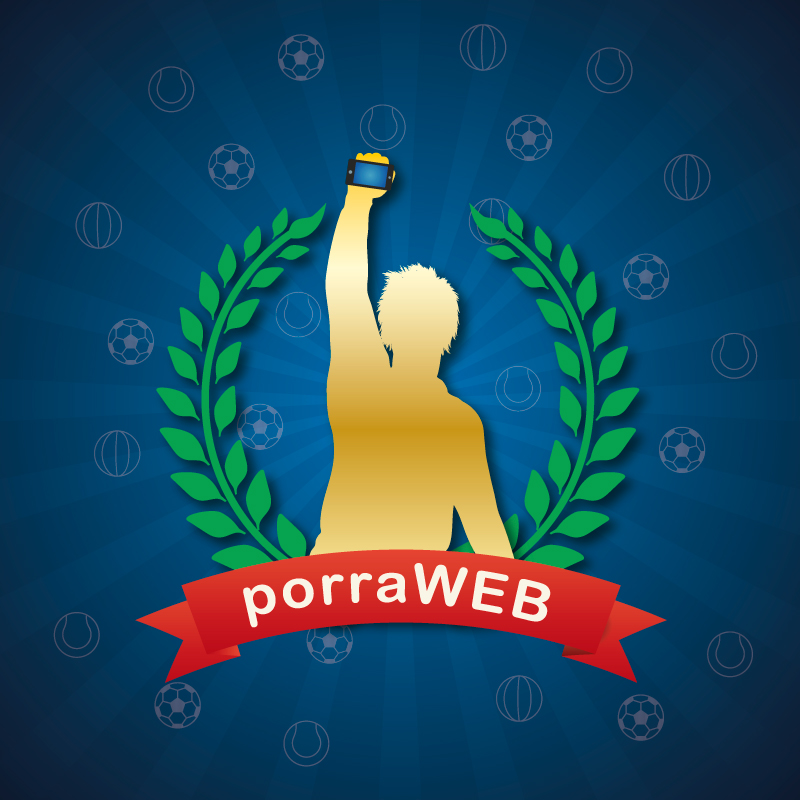 #diseño #grafico de #logo para el site de porras deportivas porraWEB.es ...