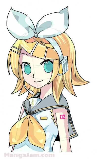 How to Draw Rin Kagamine from Vocaloid - Welcome