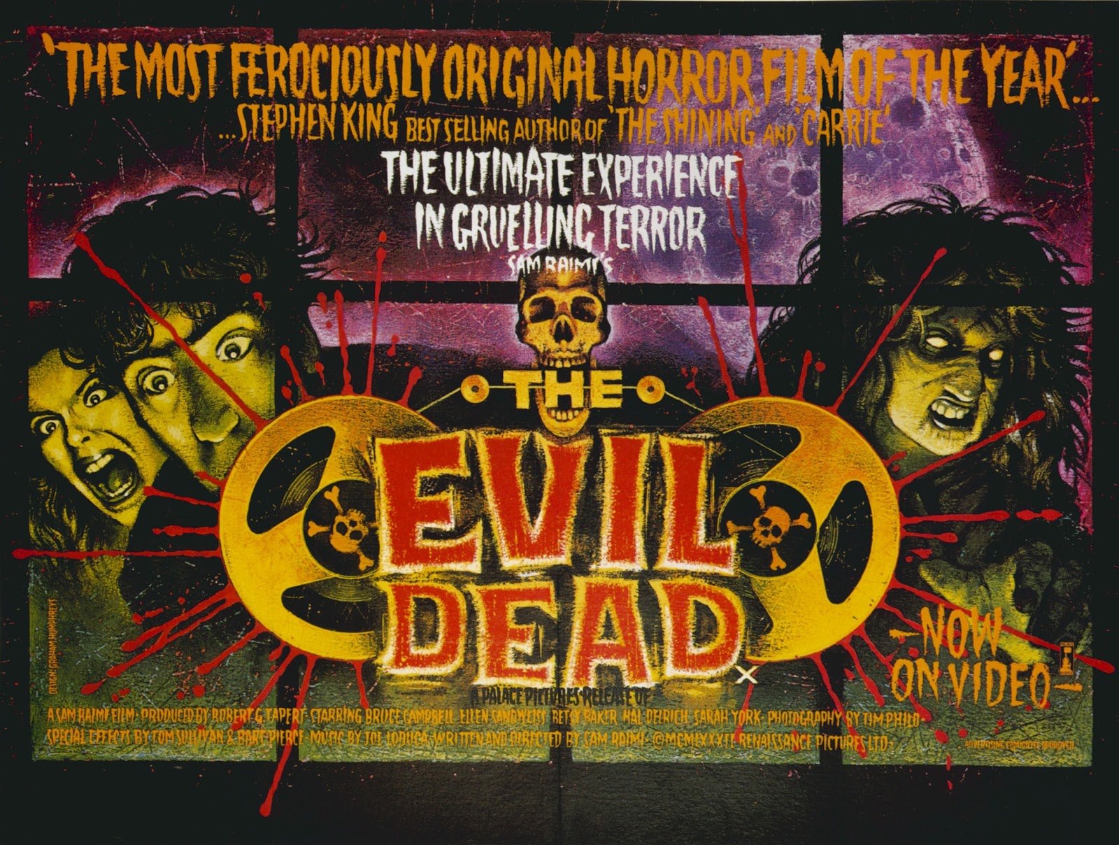 The Geeky Nerfherder: Movie Poster Art: The Evil Dead Trilogy