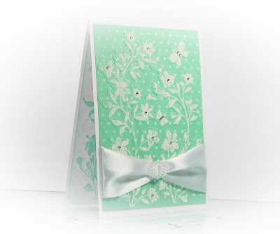 Felicitare Handmade - Stampilat & Embosat (Stamped & Embossed)