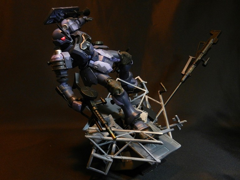 HGUC 1/144 Zudah Diorama Build