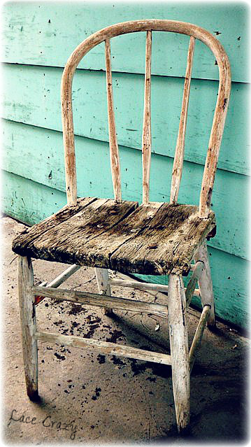 Lace Crazy: Do you remember your last voyage on an "Old Rickety Chair"...
