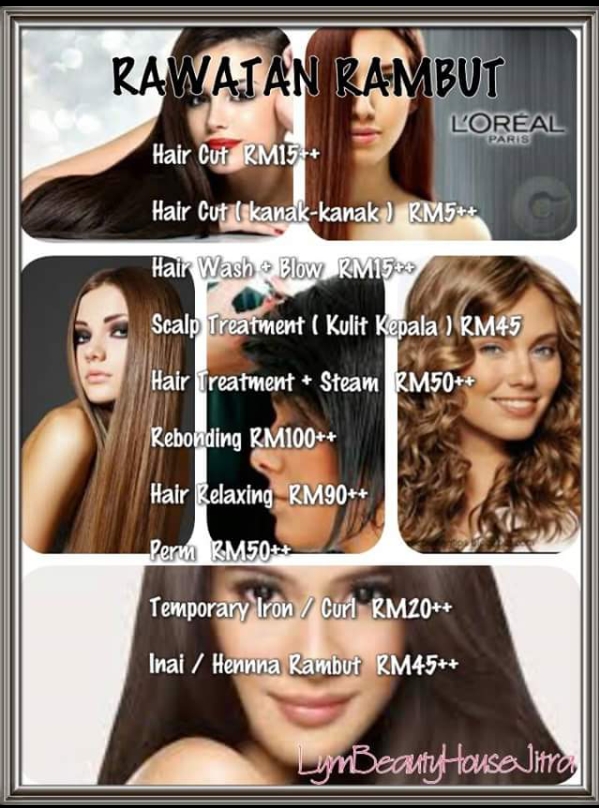 LYNN BEAUTY HOUSE, JITRA (Official): RAWATAN RAMBUT