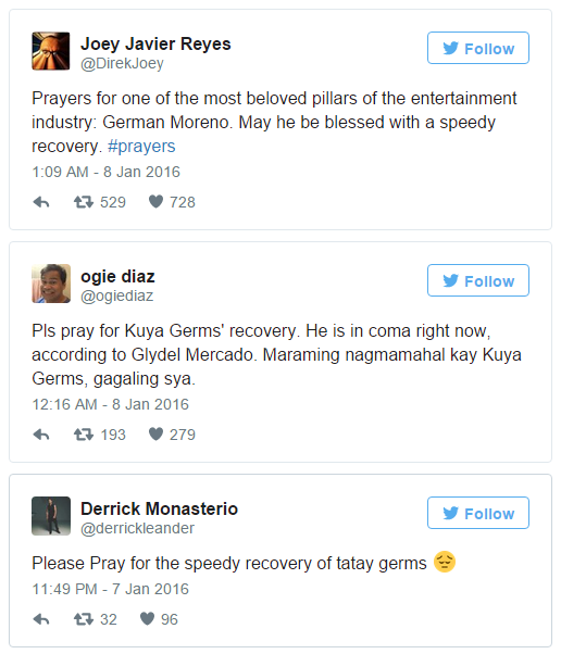 JUST IN: Master Showman "Kuya Germs" Passed Away at the Age of 72! ~ We ...