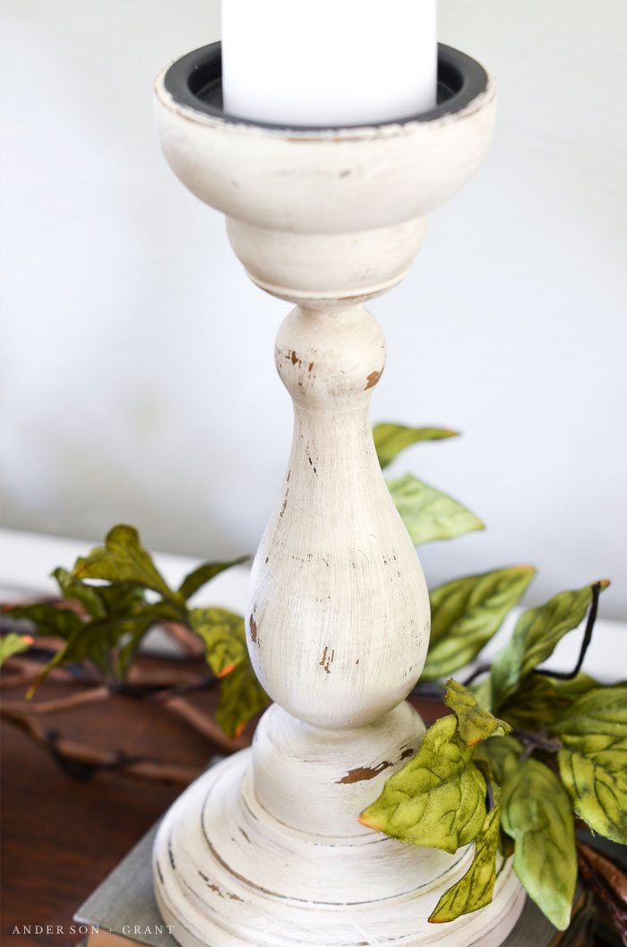 Thrift Store to Farmhouse Home Decor: DIY Upcycled Candle Sticks - The ...