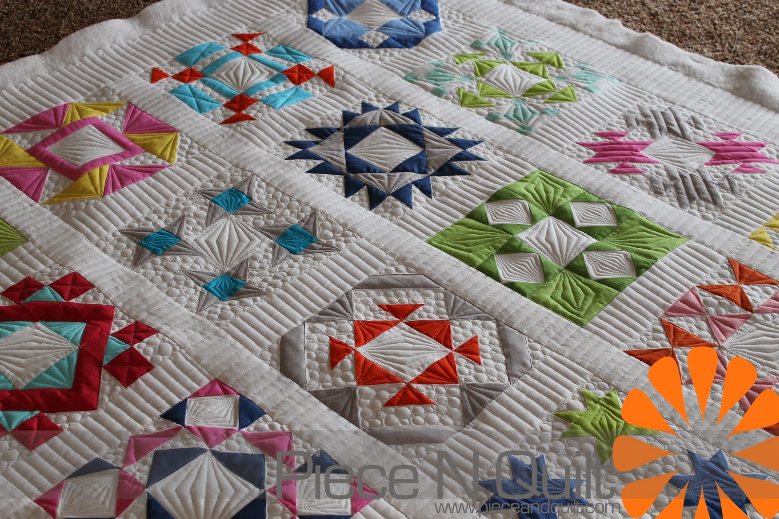 Piece N Quilt: Bella Solids Quilt - Instagram-along