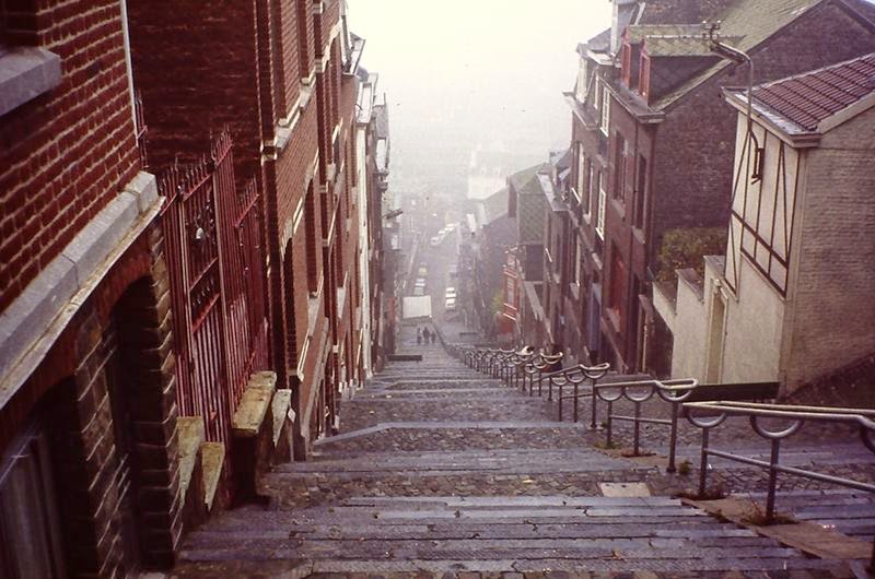 The Staircase of the Mountain Bueren, Belgium