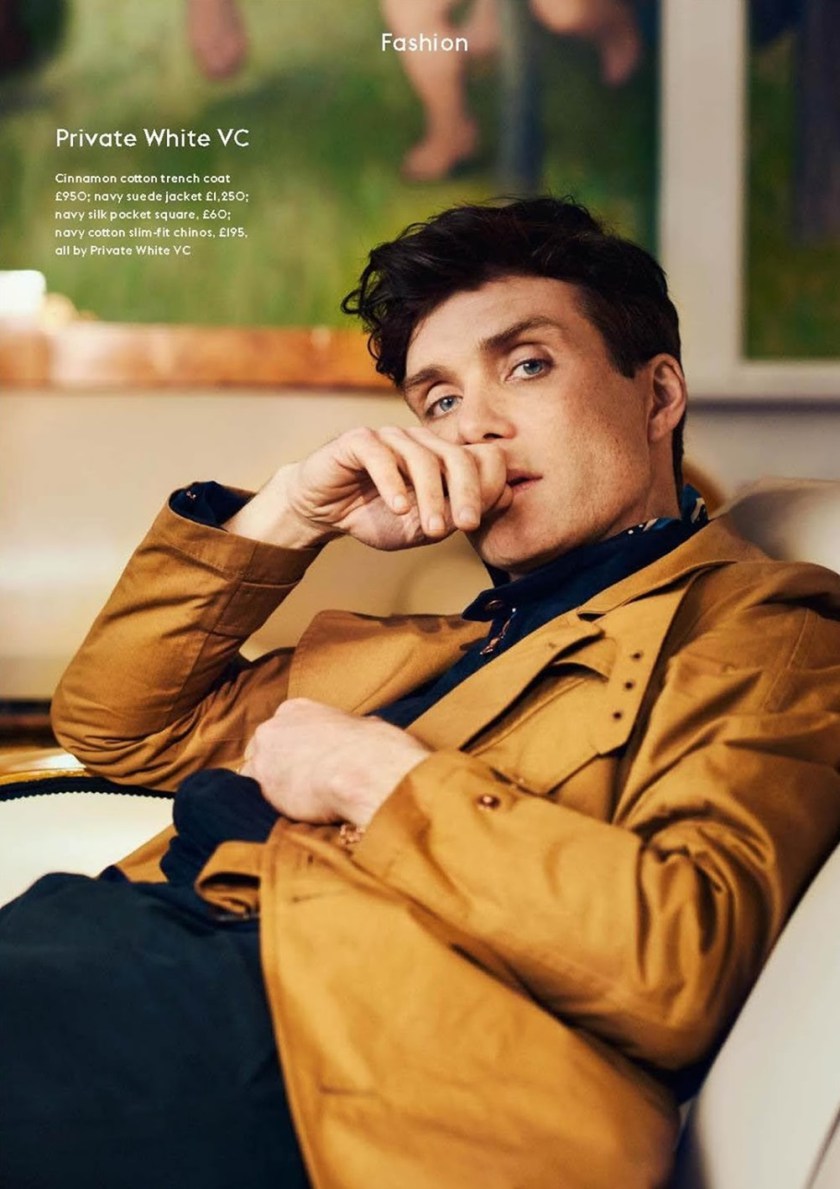 ESQUIRE UK: Cillian Murphy Suits & Shirts Suits & Shirts