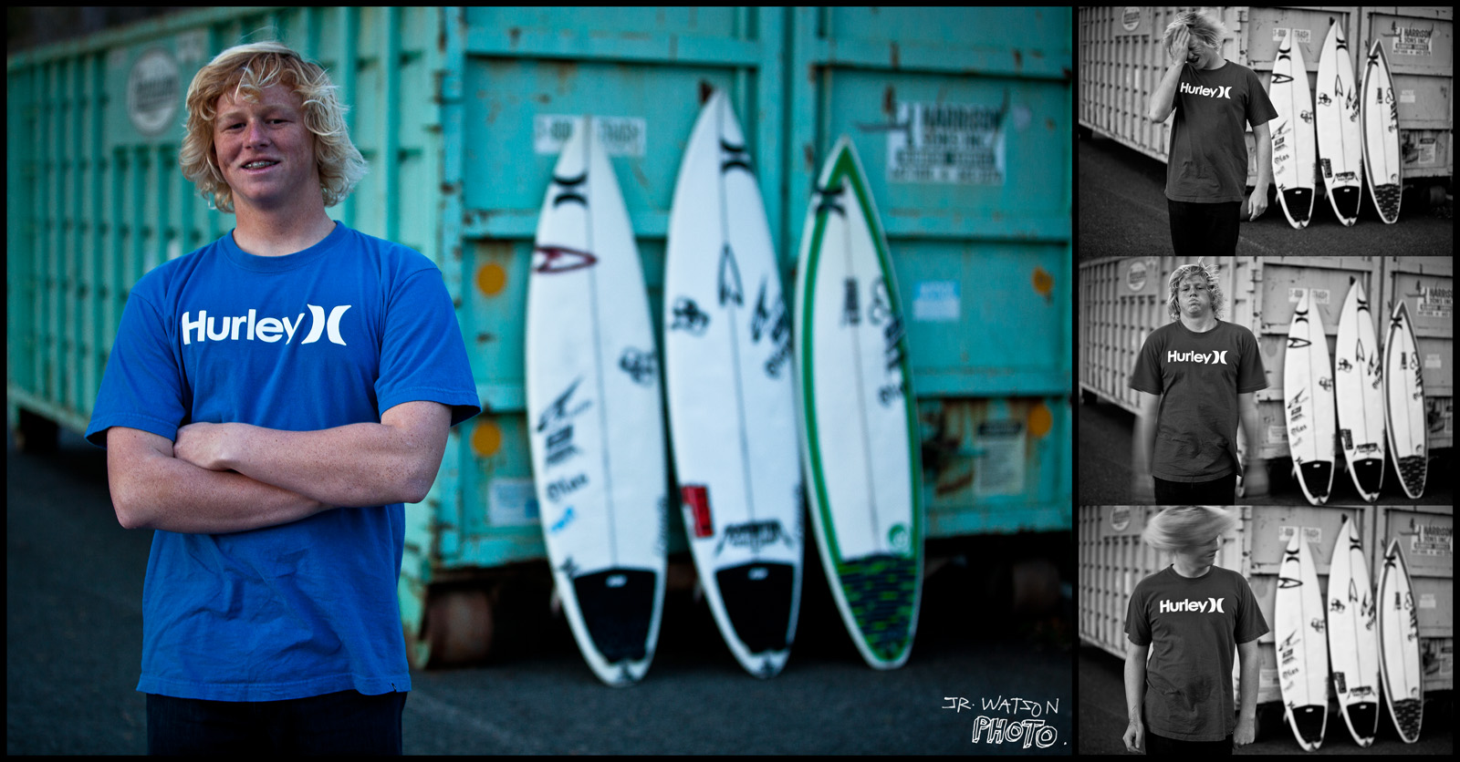 Stuburn Fools: Charlie Fawcett & his new sponsor: HURLEY