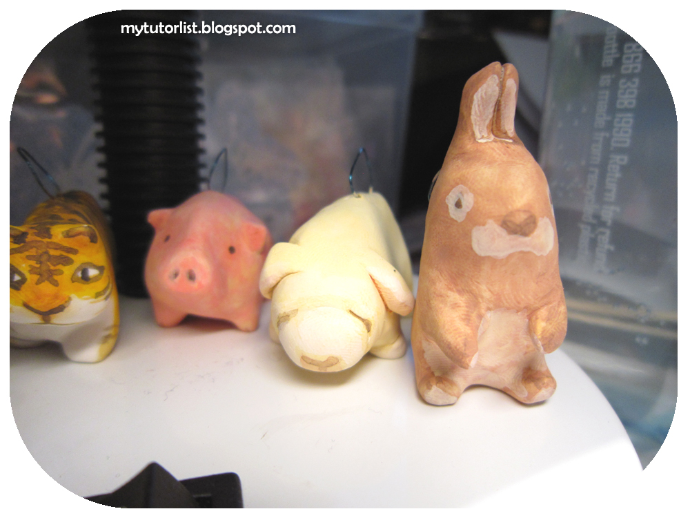 More Clay Animals, Acorns, and Pumpkins : Behind Mytutorlist.com