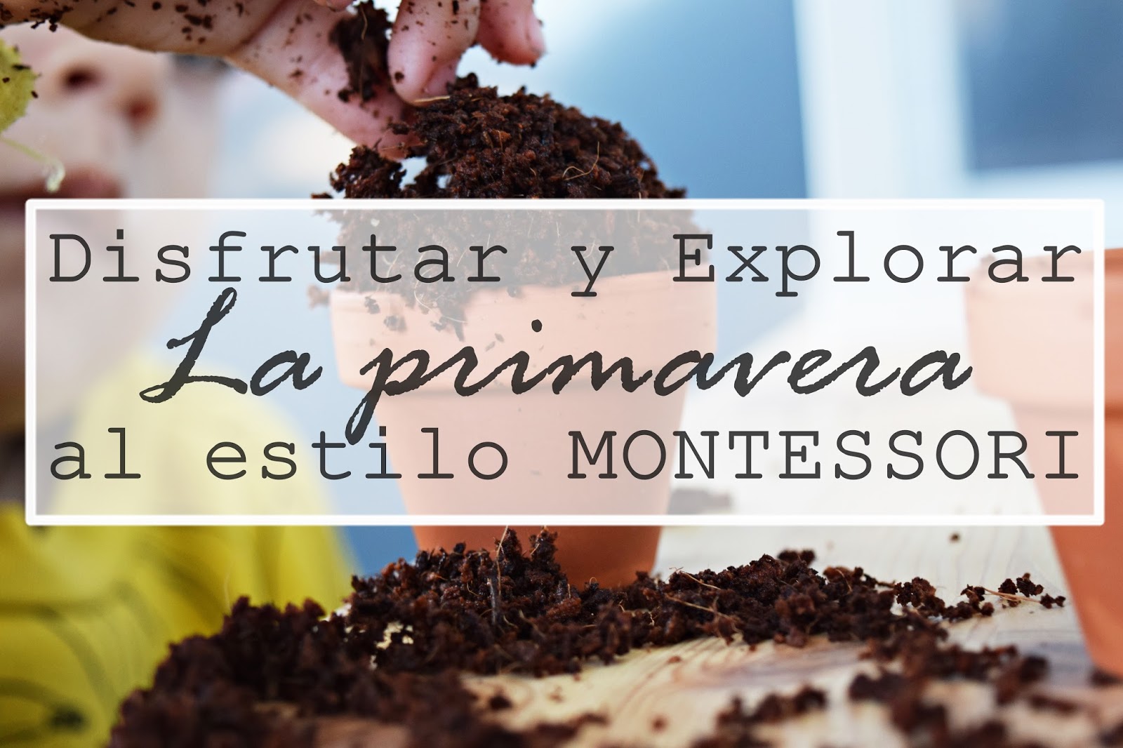 Disfrutar y explorar la primavera al estilo Montessori - Aprendiendo ...