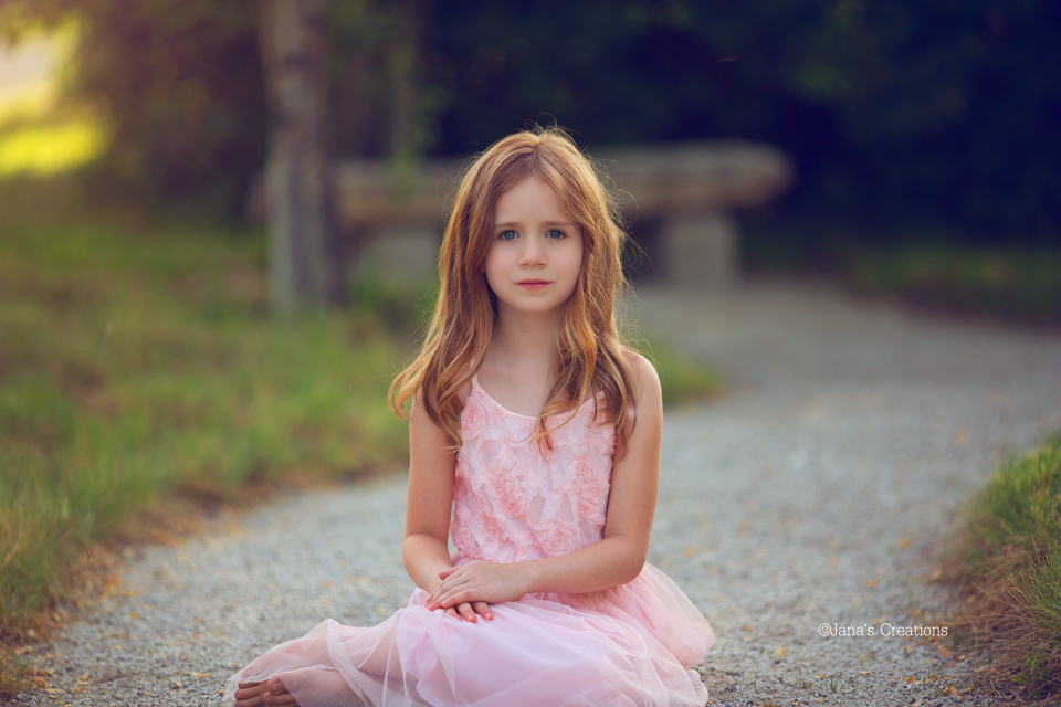 Jana's Creations: The most beautiful 7 yr old I know......