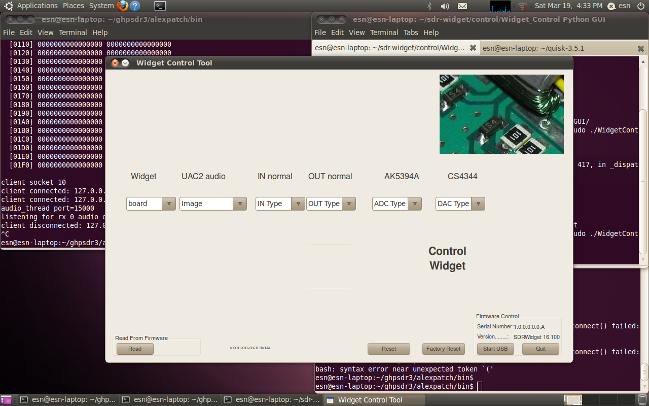 SA5BKE - ham radio blog: Softrock Linux software