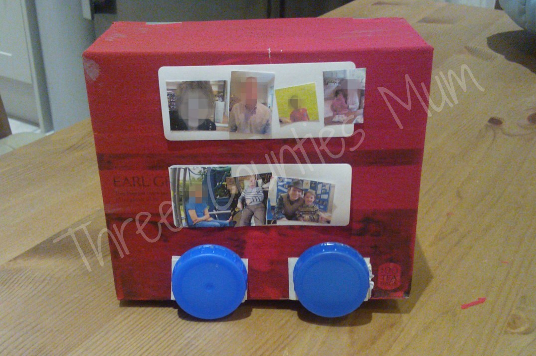 Three Counties Mum: Little Red Bus Craft
