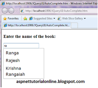 JQuery UI Autocompletion text box example | Auto complete textbox using ...