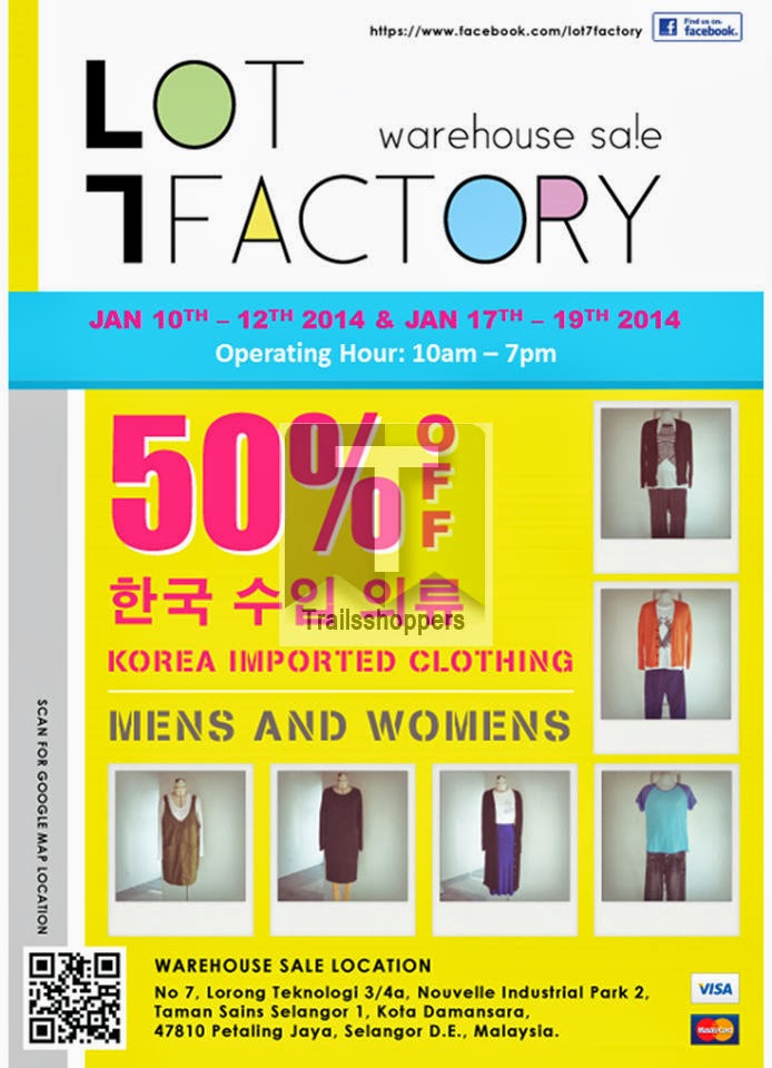 Lot7 Factory Korean Apparels Warehouse Sale: 17-19 JAN 2014 ...