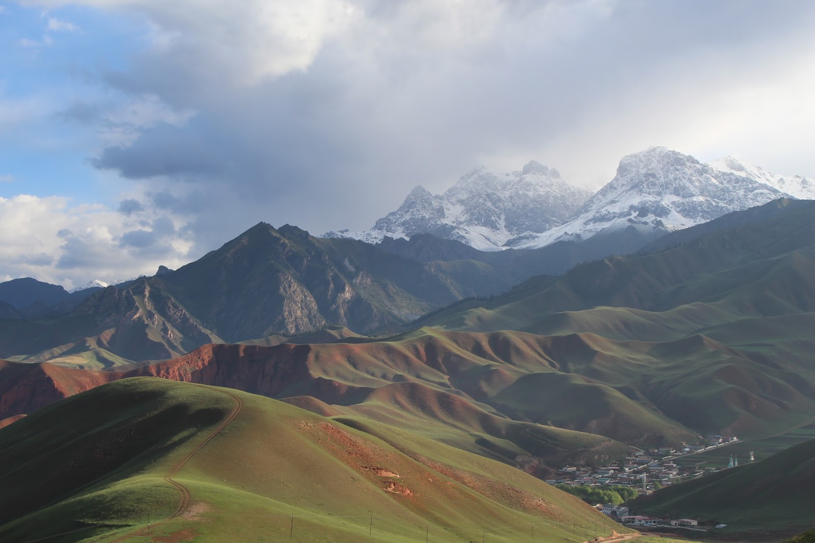 A G: Silk Road - Qilian Mountains 祁连山, Qinghai Lake 青海湖, and Chaka Salt ...