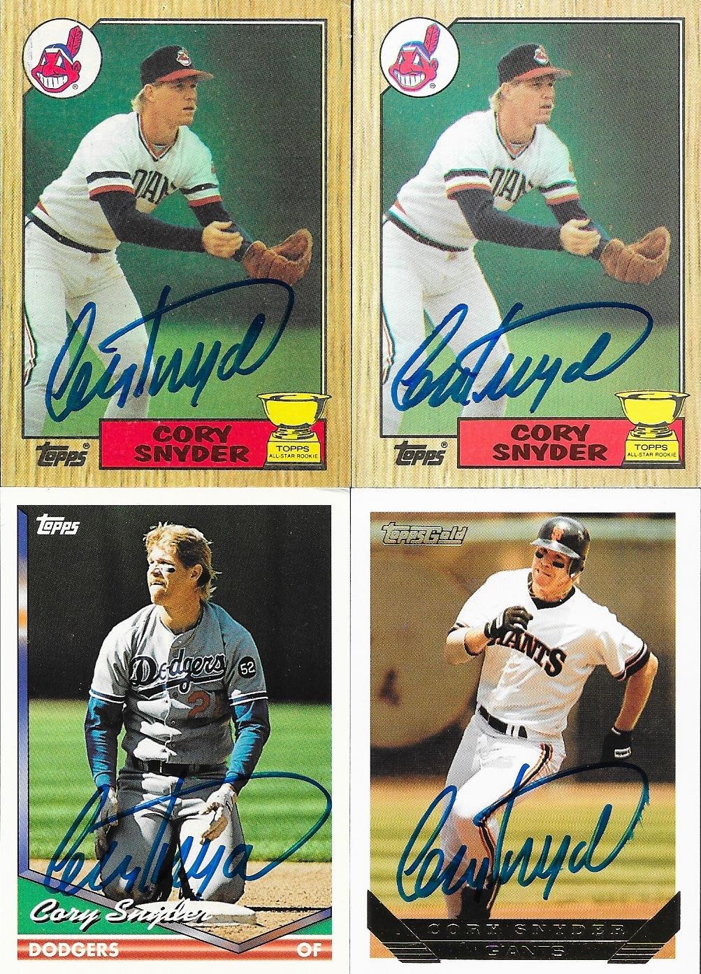 foul bunt: TTM Success - Cory Snyder