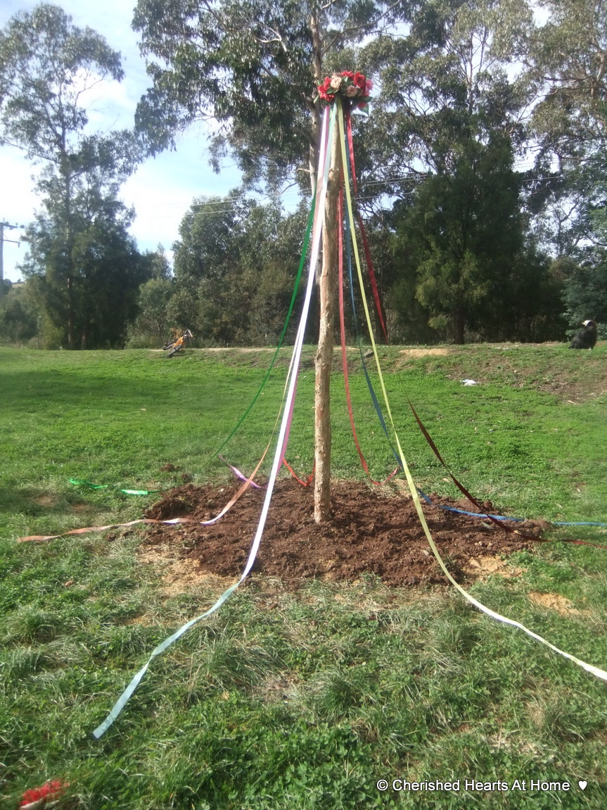 Cherished Hearts At Home: Making a Maypole and how we celebrate...tutorial