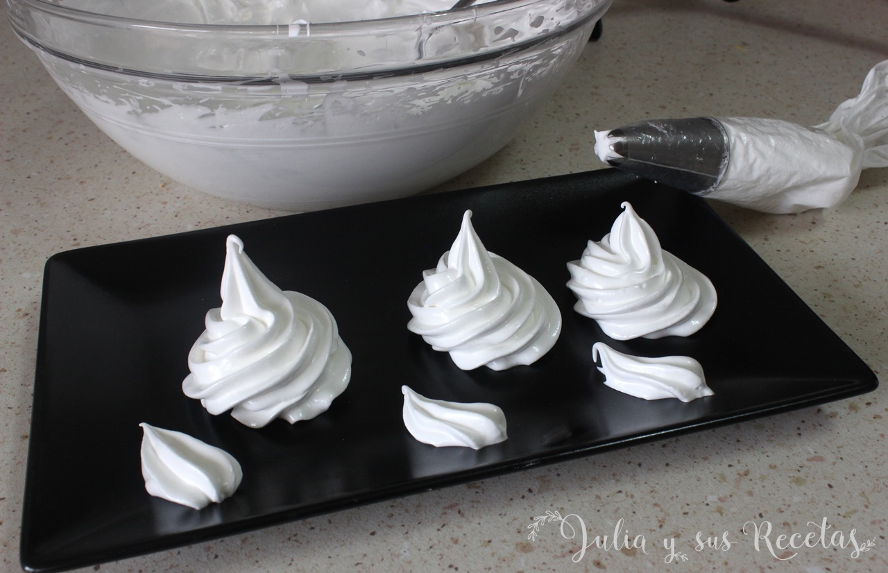 JULIA Y SUS RECETAS: Cómo hacer merengue fránces, o básico. Trucos para ...