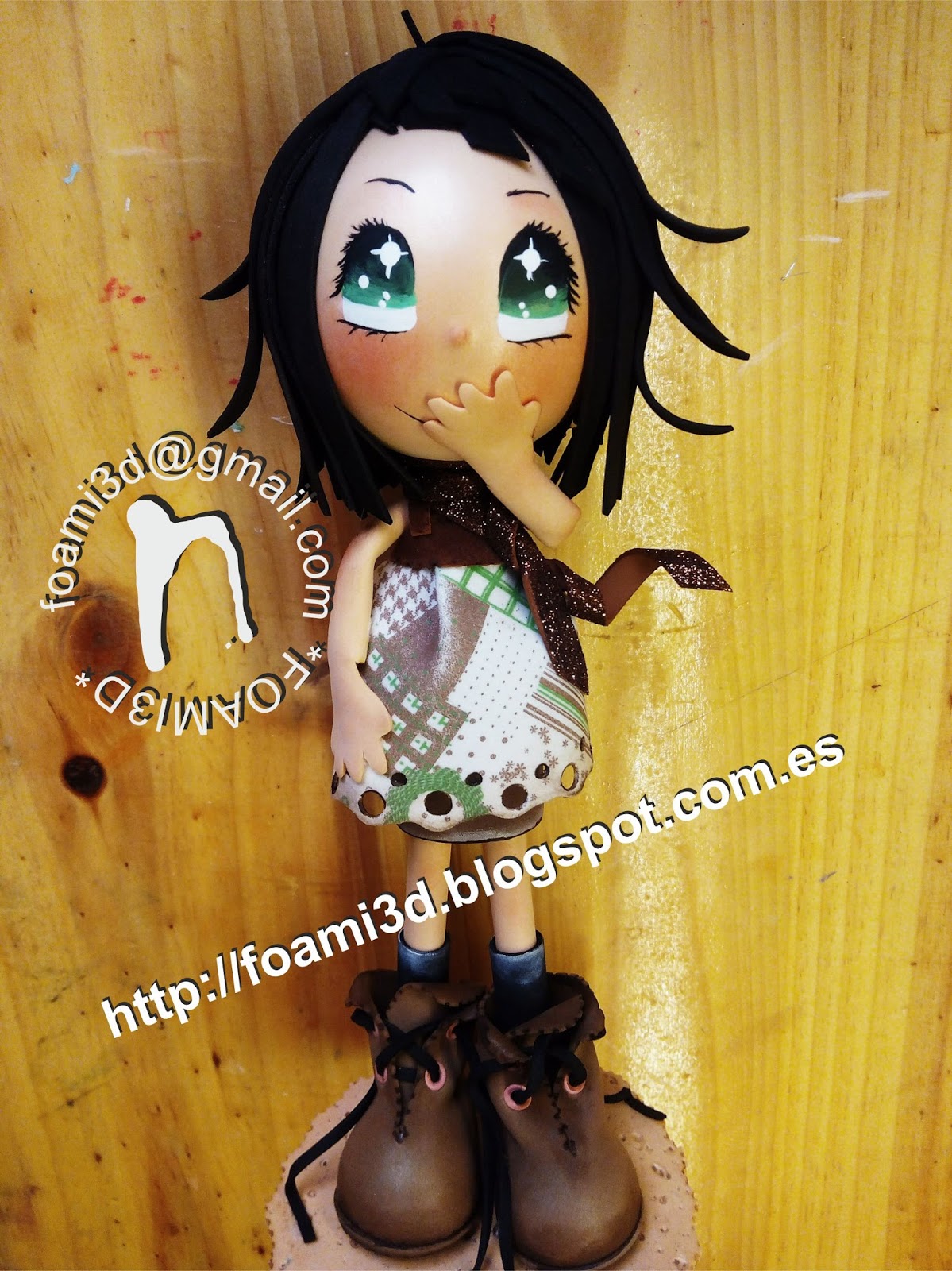 * Fofuchas, Regalos y Trabajos realizados en EVA *: Fofucha Gorjuss