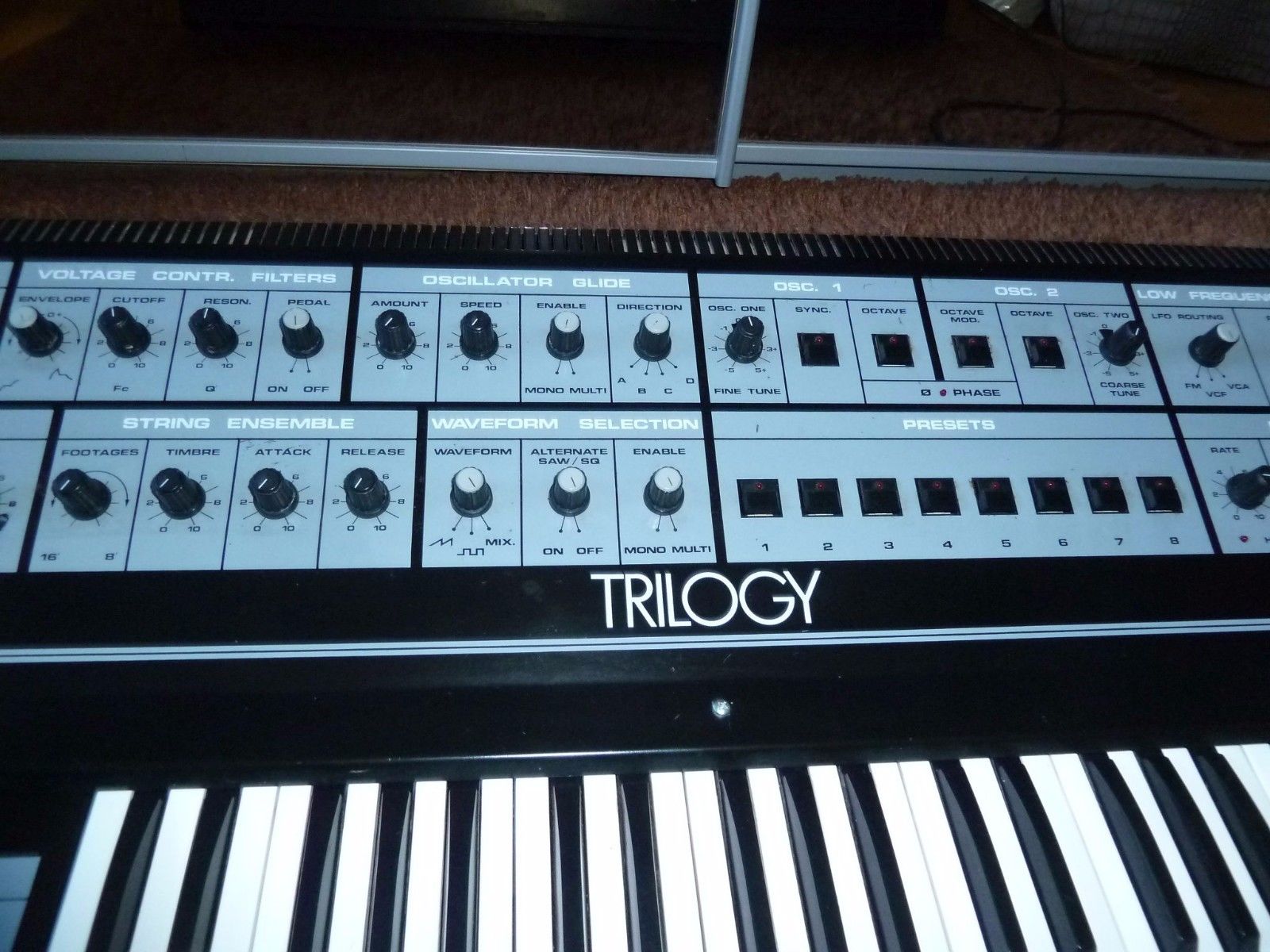 MATRIXSYNTH: Crumar Trilogy Vintage Polyphonic Synth